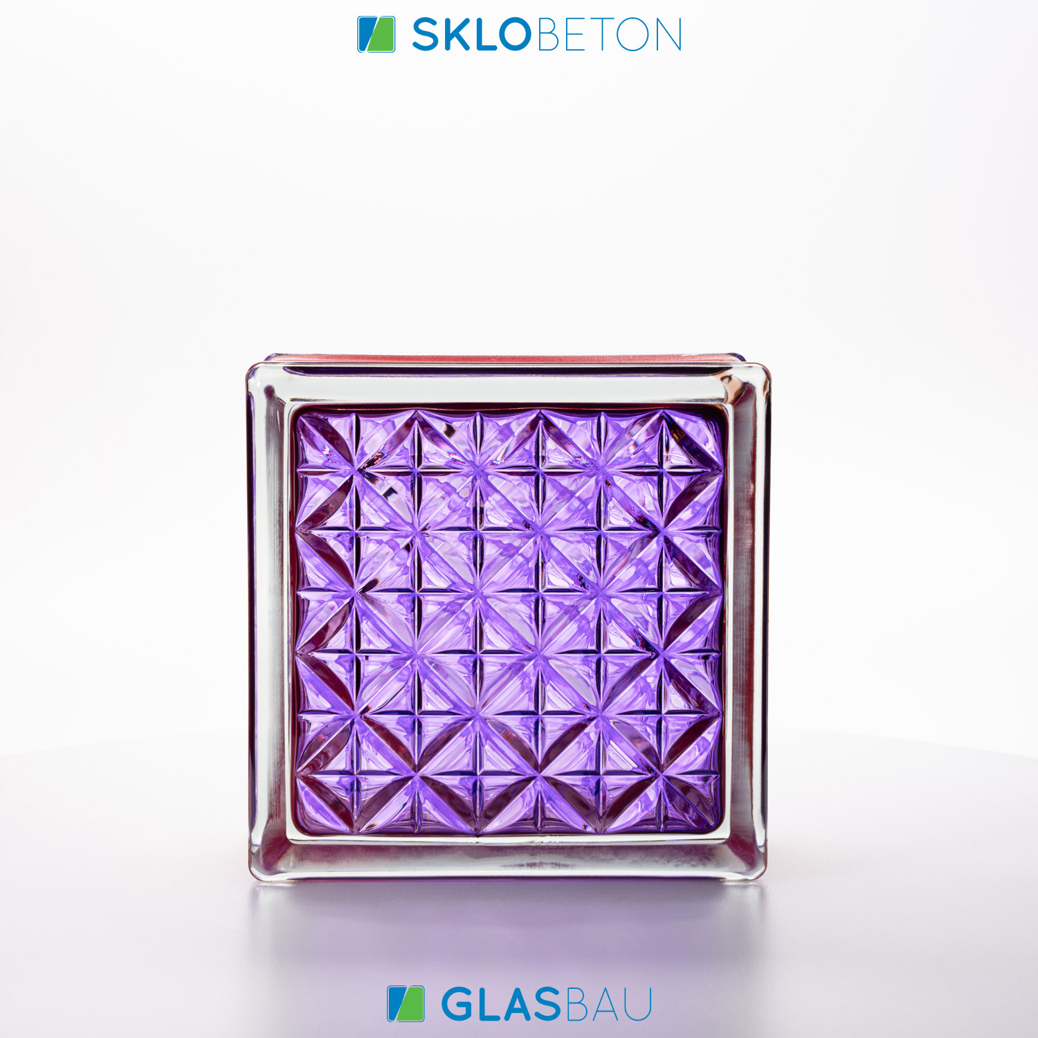 MG ROMANTIC VIOLET | GlassBlocks.com