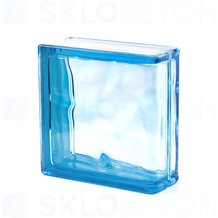 Azur 1919/8 Linear end Wave | GlassBlocks.com